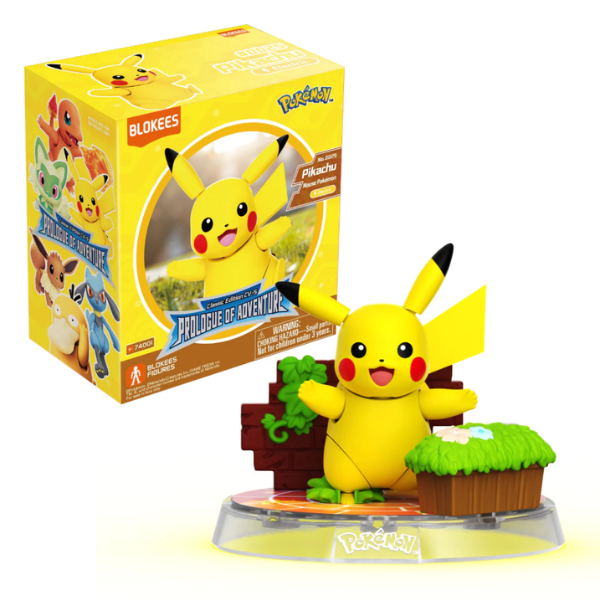 Blokees Pokemon Classic Version-S - Pikachu Model Kit – Blue Balloon Toys
