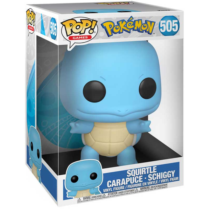 Funko Pop Jumbo Squirtle 10 Inch Pokemon Figure – Blue Balloon Toys